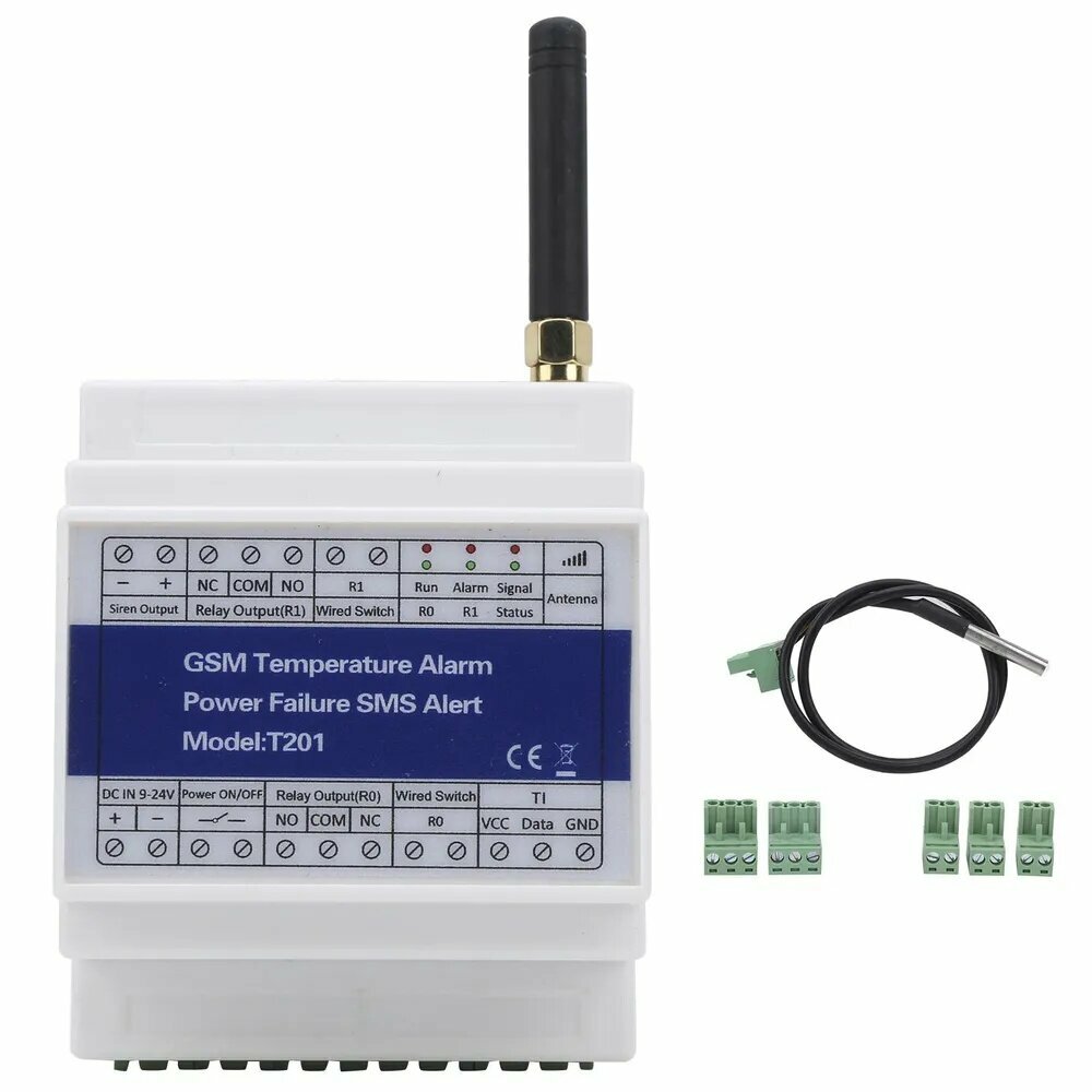 GSM-сигнализация температуры с SMS-оповещением об отключении питания и таймером, комплект