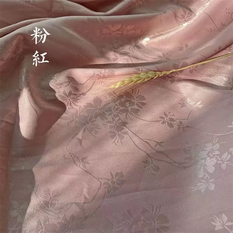 Жаккардовые шелковые и атласные ткани с цветочным узором, летний тонкий стиль, древний стиль ханьфу и чонсам,