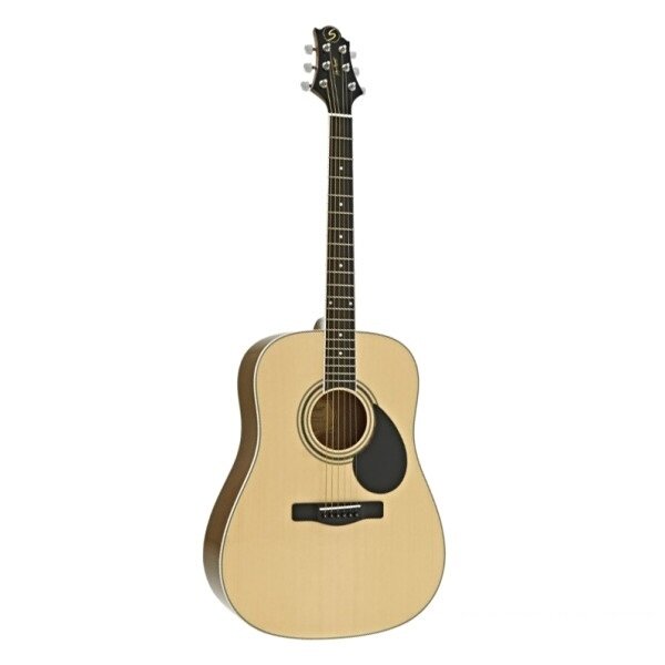 Greg Bennett GD101S/N Акустическая гитара, дредноут, ель, красное дерево, гриф красное дерево, 6 струн, натуральный цвет