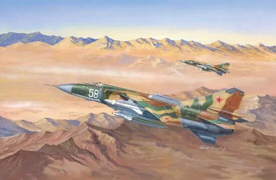 Trumpeter 02856 1:48 Российский истребитель Миг-23МЛД Флоггер-К" Сборная модель самолета