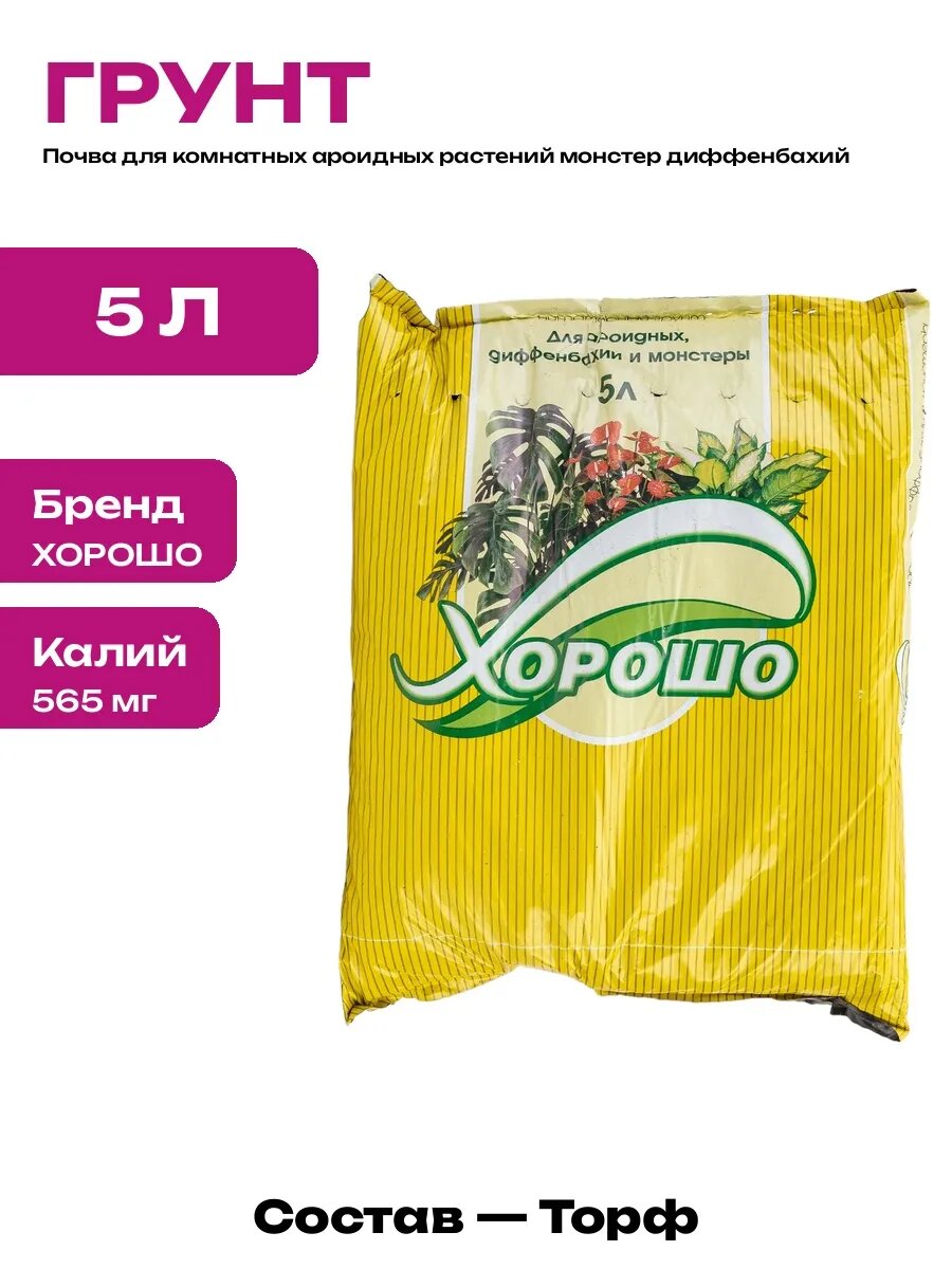 Грунт для монстер и диффенбахий для пересадки комнатных трав