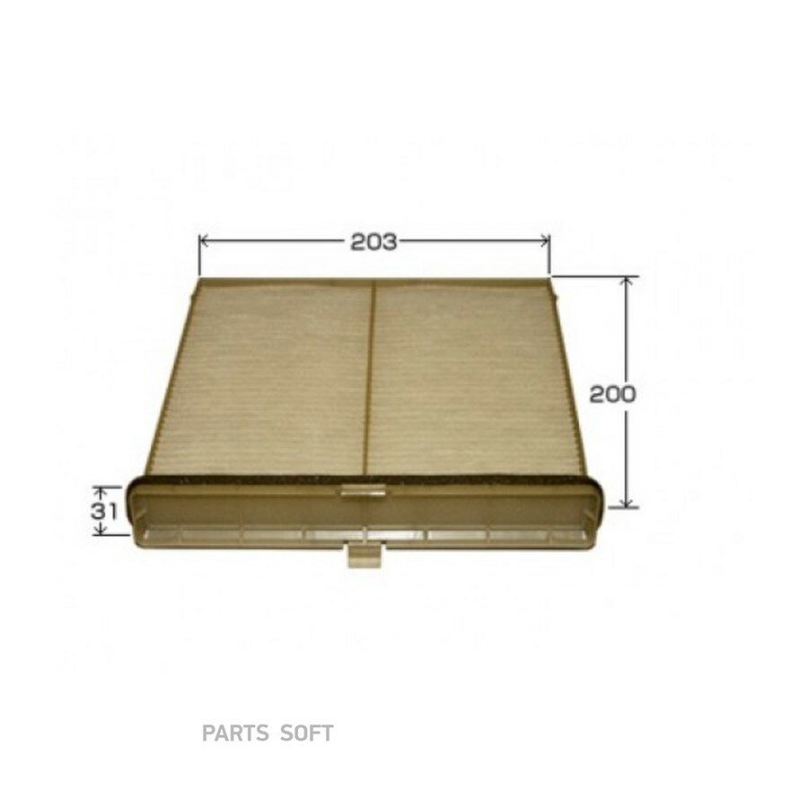 AZUMI AC25408 Фильтр салона MAZDA 2 (DL) 1.5 (12-) CX-3 (DK) (15-)