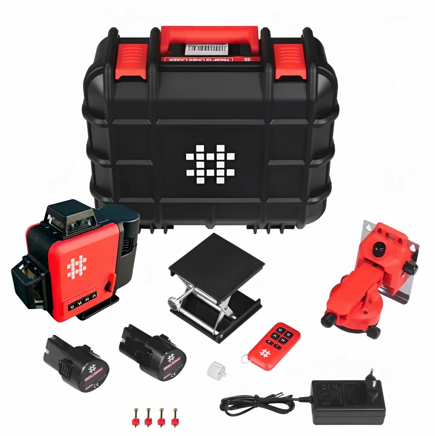 Лазерный уровень (нивелир) JING, 4 замк. плоск. (16 линий), арт.7859G