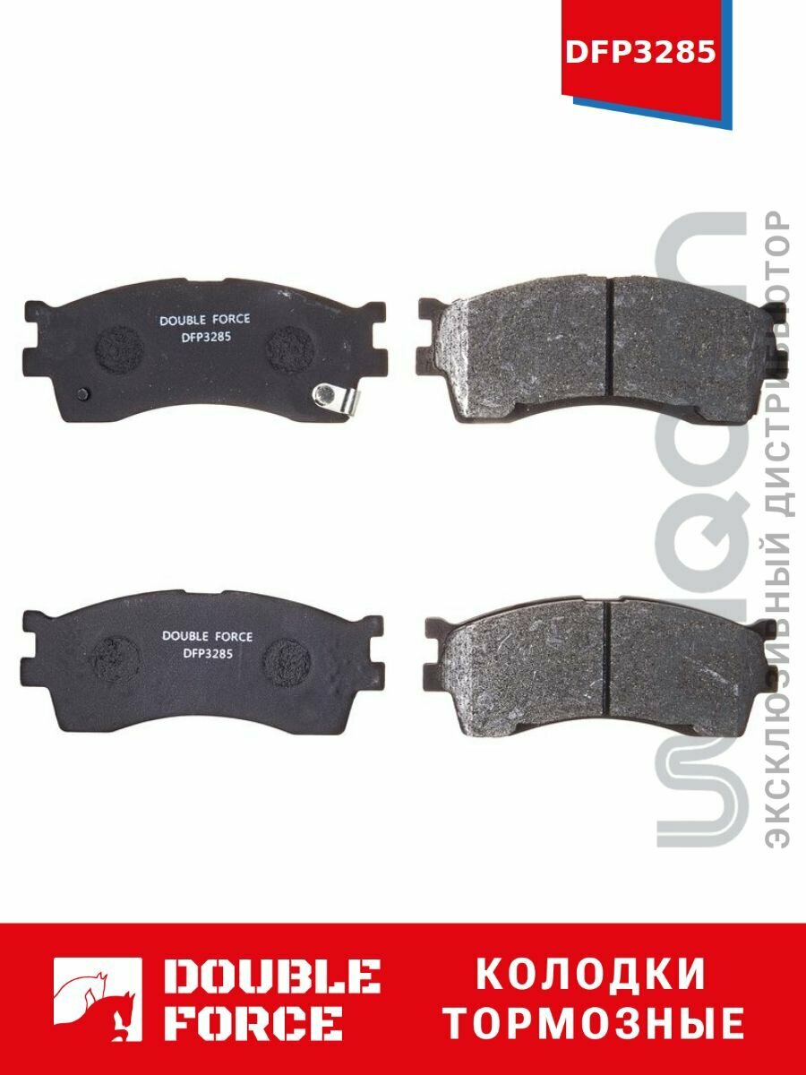 Колодки тормозные передние KIA RIO 2000 - 2005 / KIA SHUMA 2001 - 2004 / KIA SPECTRA/SEPHIA/SHUMA 2000 - 2011 Double Force DFP3285