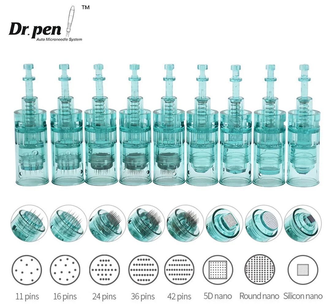 Аппарат Dr.pen A6 с специальными иглами, электрический микроигольчатый аппарат Dr.pen A6s, 12-игольчатый,