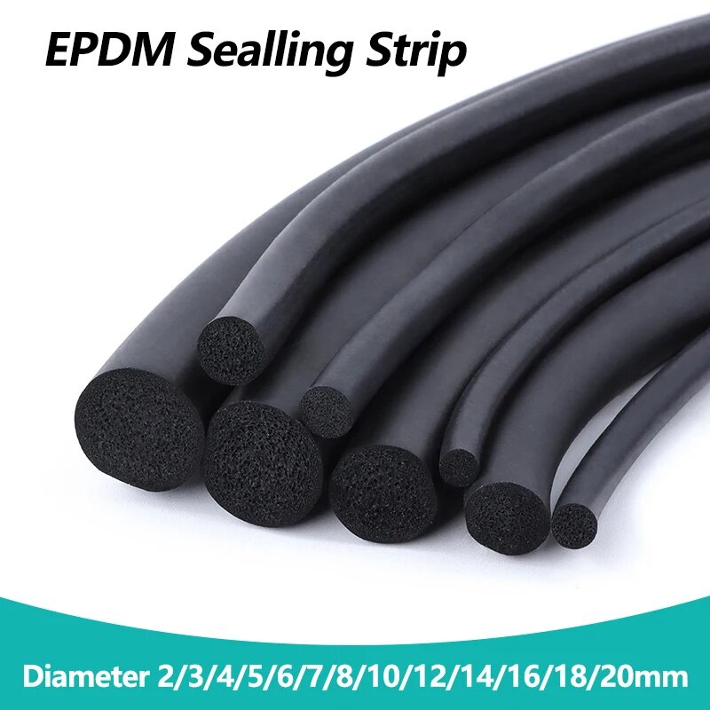 EPDM уплотнительная лента O типа 4mm, 2 meters