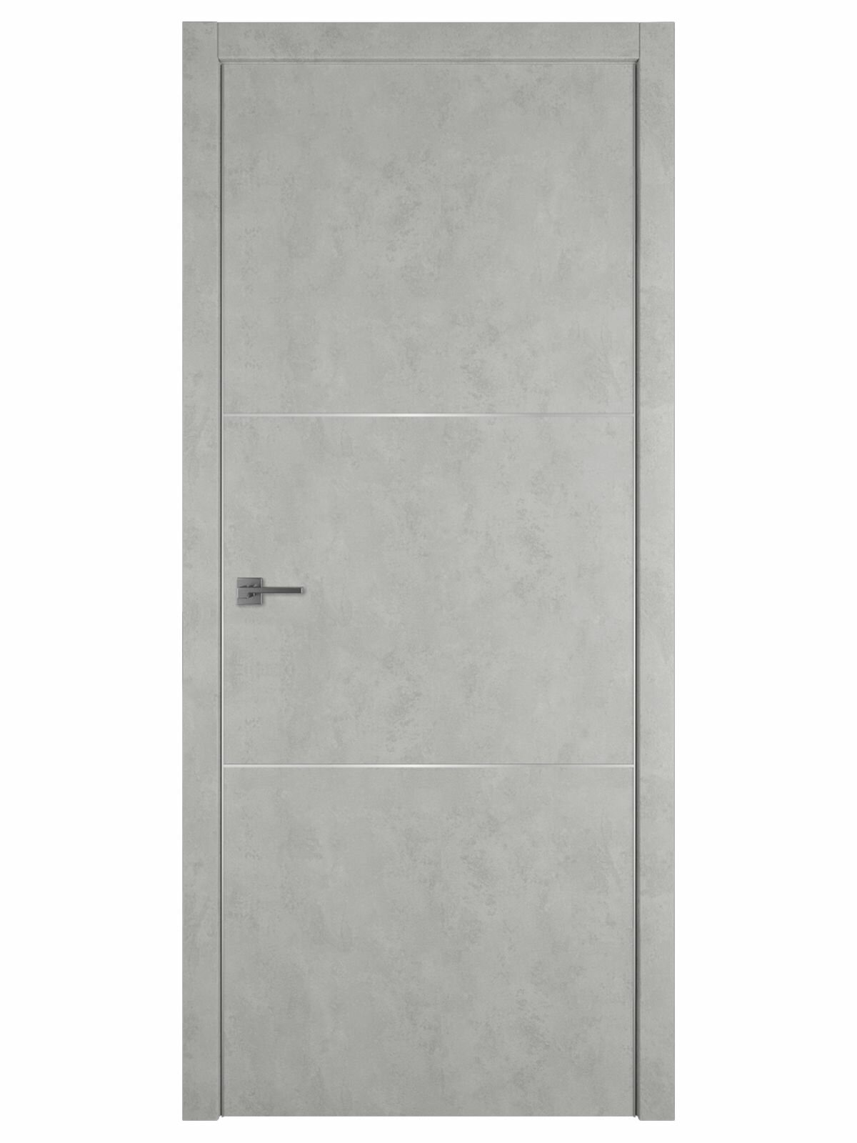 Дверь межкомнатная Урбан 2 800*2000 Антик лофт (Antic loft) Молд серебро 4-х Кромка серебро (запил 1)