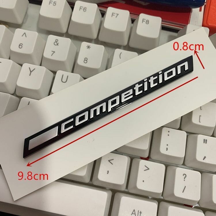 Модификация эмблемы BMW Thunder Edition для X3M, X4M, X5M, X6M, M2, M5, M4: задняя эмблема, наклейка с номером, логотип.