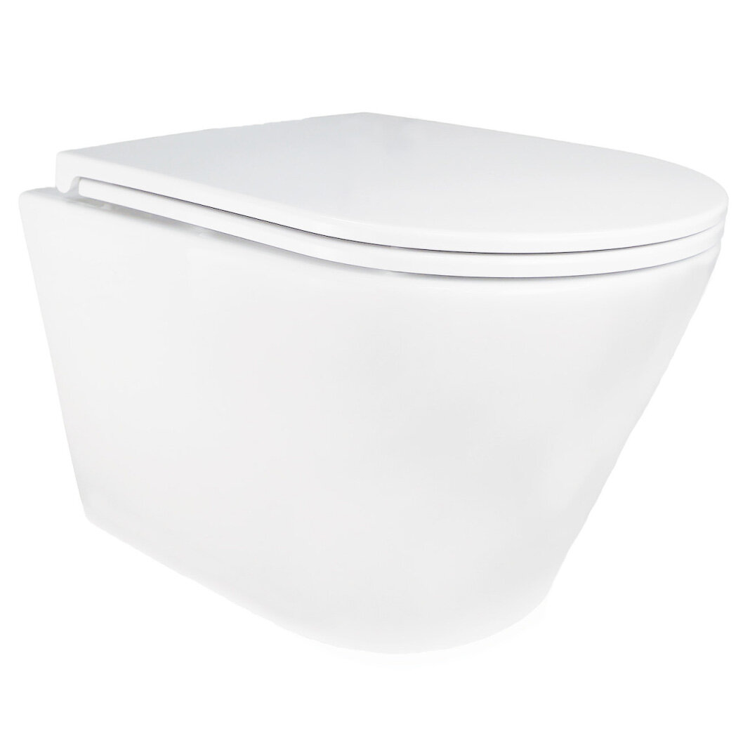 Подвесной унитаз Azario Songo AZ-5180T-WHT