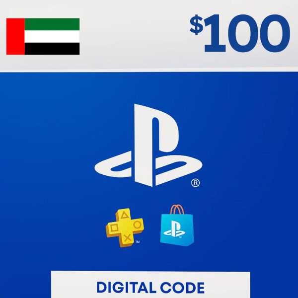 PlayStation Network Card PSN 100 USD (UAE) (Playstation; PC; Регион активации Объединенные Арабские Эмираты)