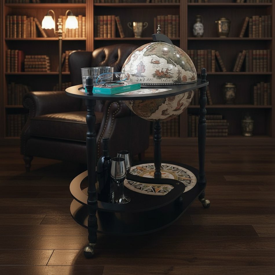 Глобус-бар напольный Ривьера