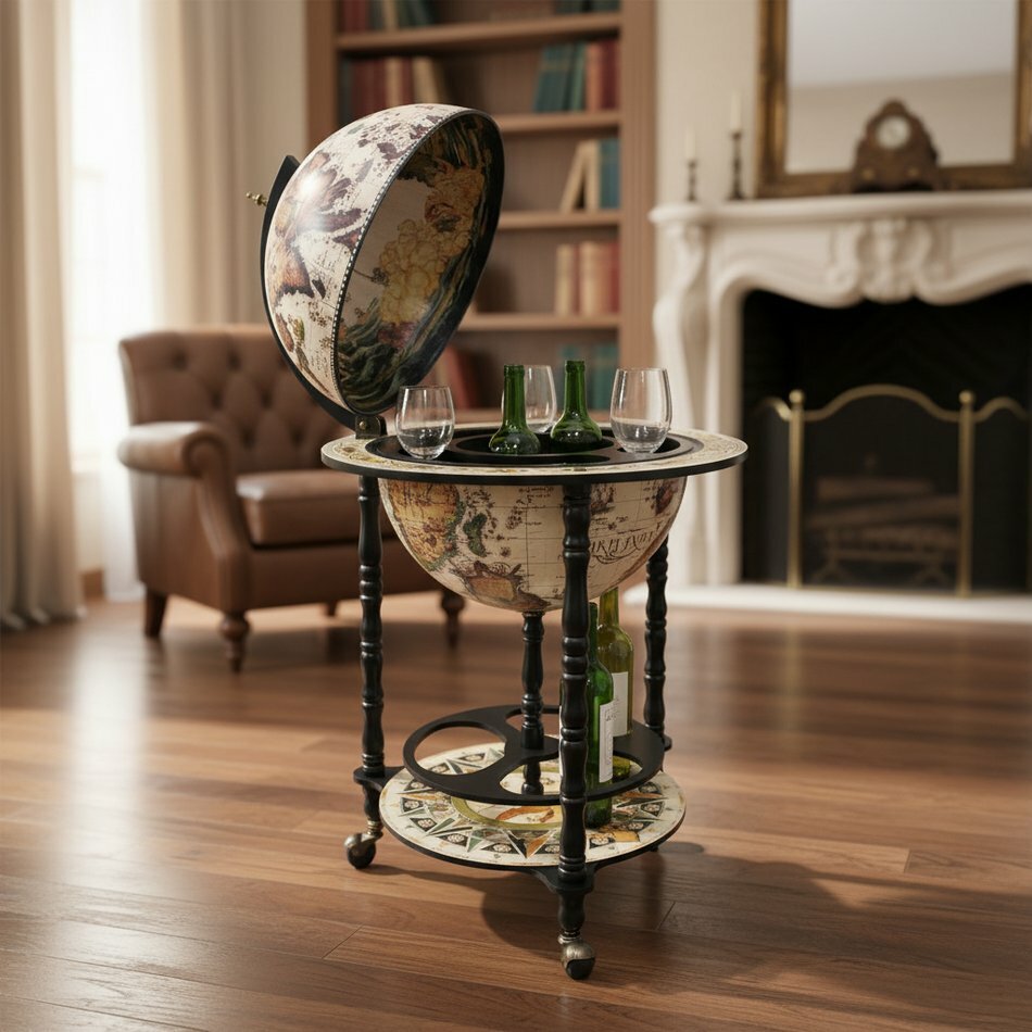 Глобус-бар напольный Геркулес