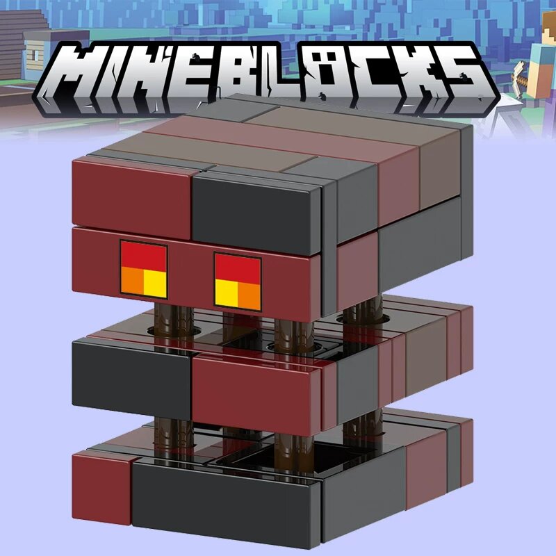 Игровой набор Minecraft Magma Cube для детей - пластиковая фигурка, образовательная игрушка, 21150 деталей