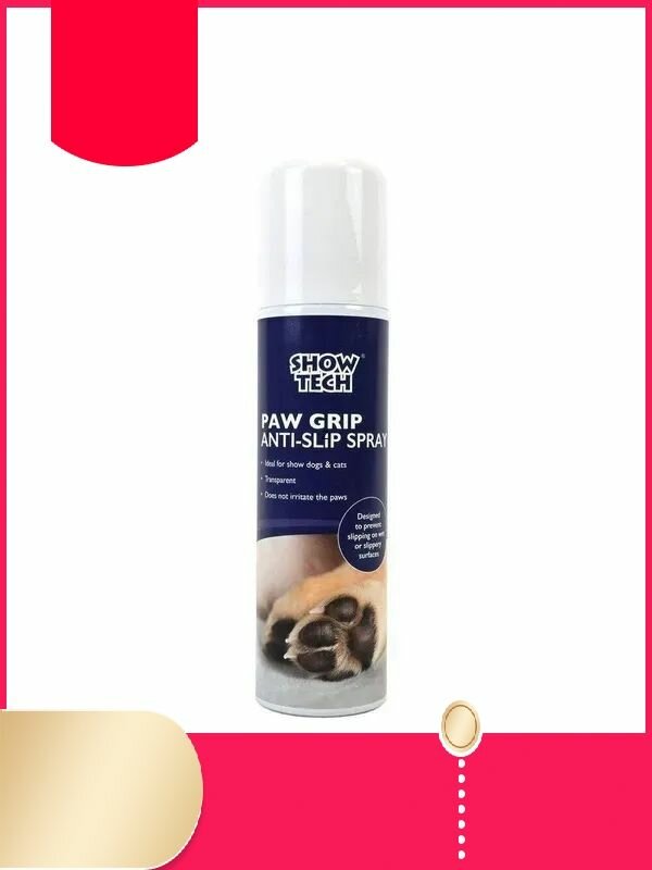 Show Tech Paw Grip спрей против скольжения для лап 150 мл
