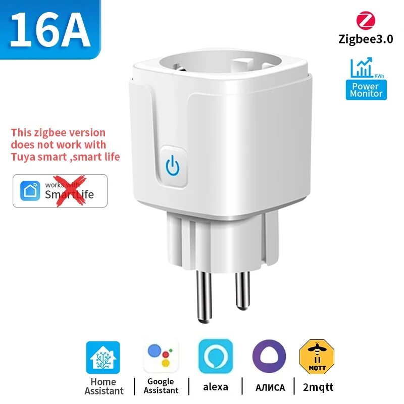 Умная розетка TNCE Zigbee 16A/20A