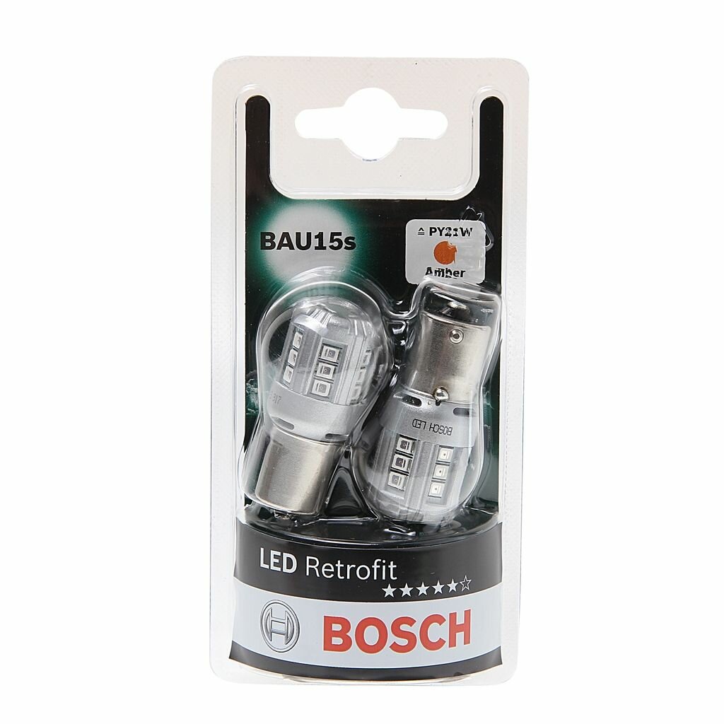 Лампа накаливания, фонарь указателя поворота LED Retrofit BL, для ВАЗ Лада 2110, 2112, Гранта, 2190, Калина 1117 арт 1987301520 BOSCH