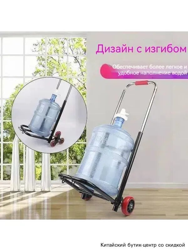 Тачка садовая металлическая с бескамерными колесами, грузоподъемность 100 кг, 3 колеса — фото 1