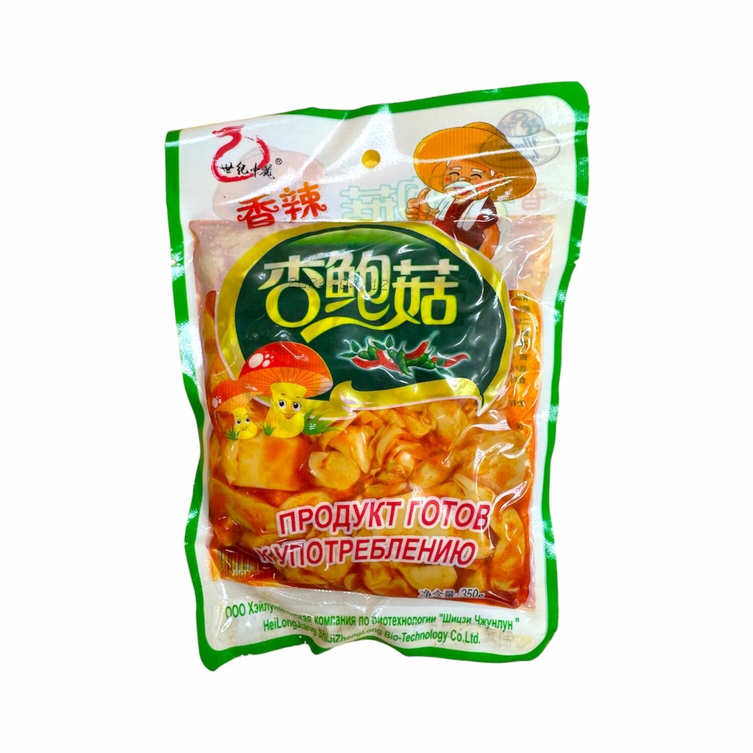 Грибы Вешенка степная маринованная в остром соусе 350 гр