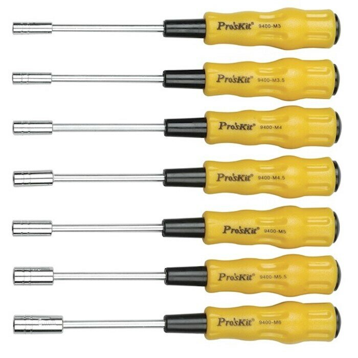 Набор отверток Pro'sKit 1PK-9402 с торцевыми головками