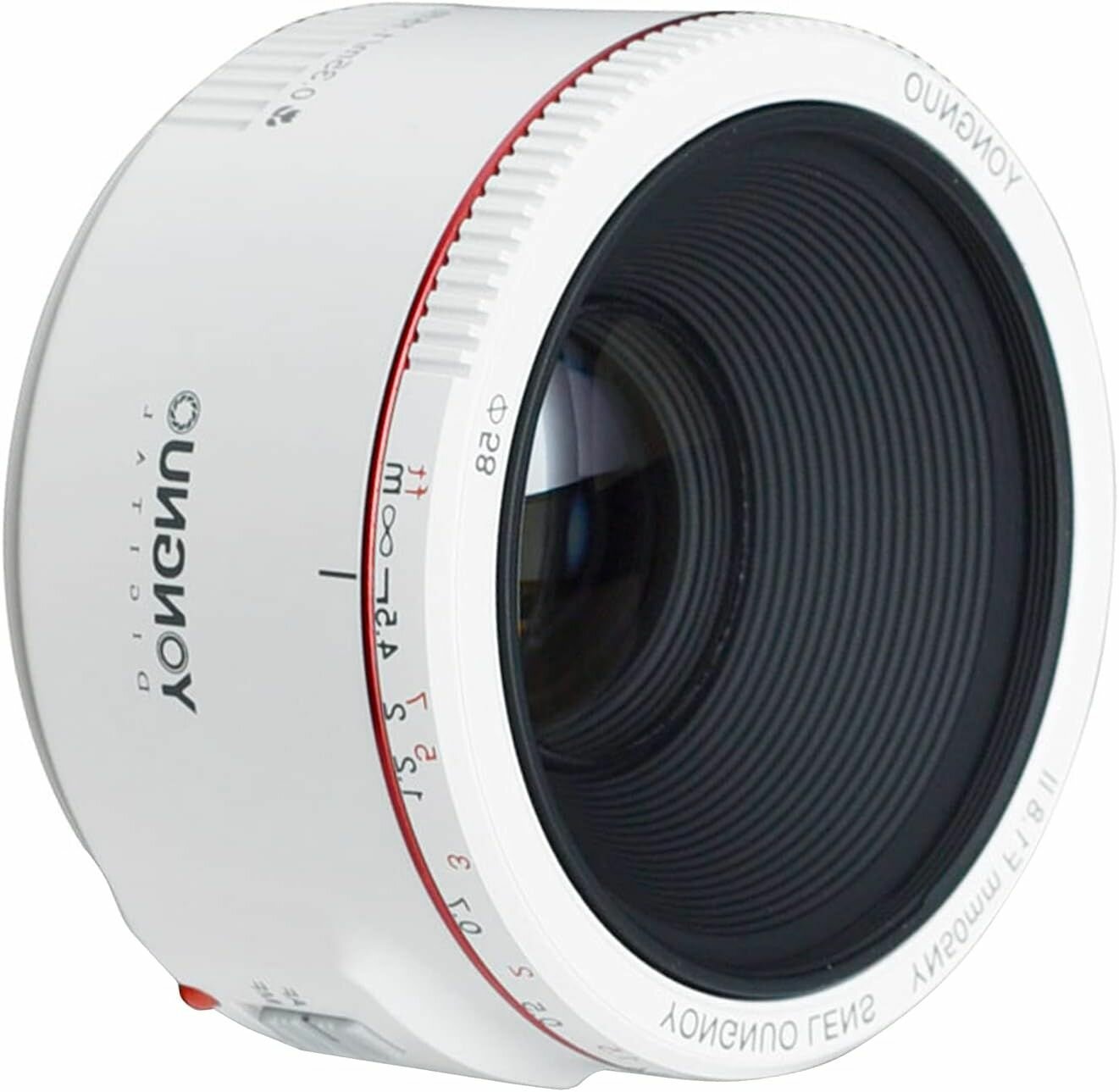 Yongnuo Объектив YONGNUO YN50mm F1.8 II, полнокадровый автофокусный объектив для цифровых зеркальных камер Canon EOS с крепле