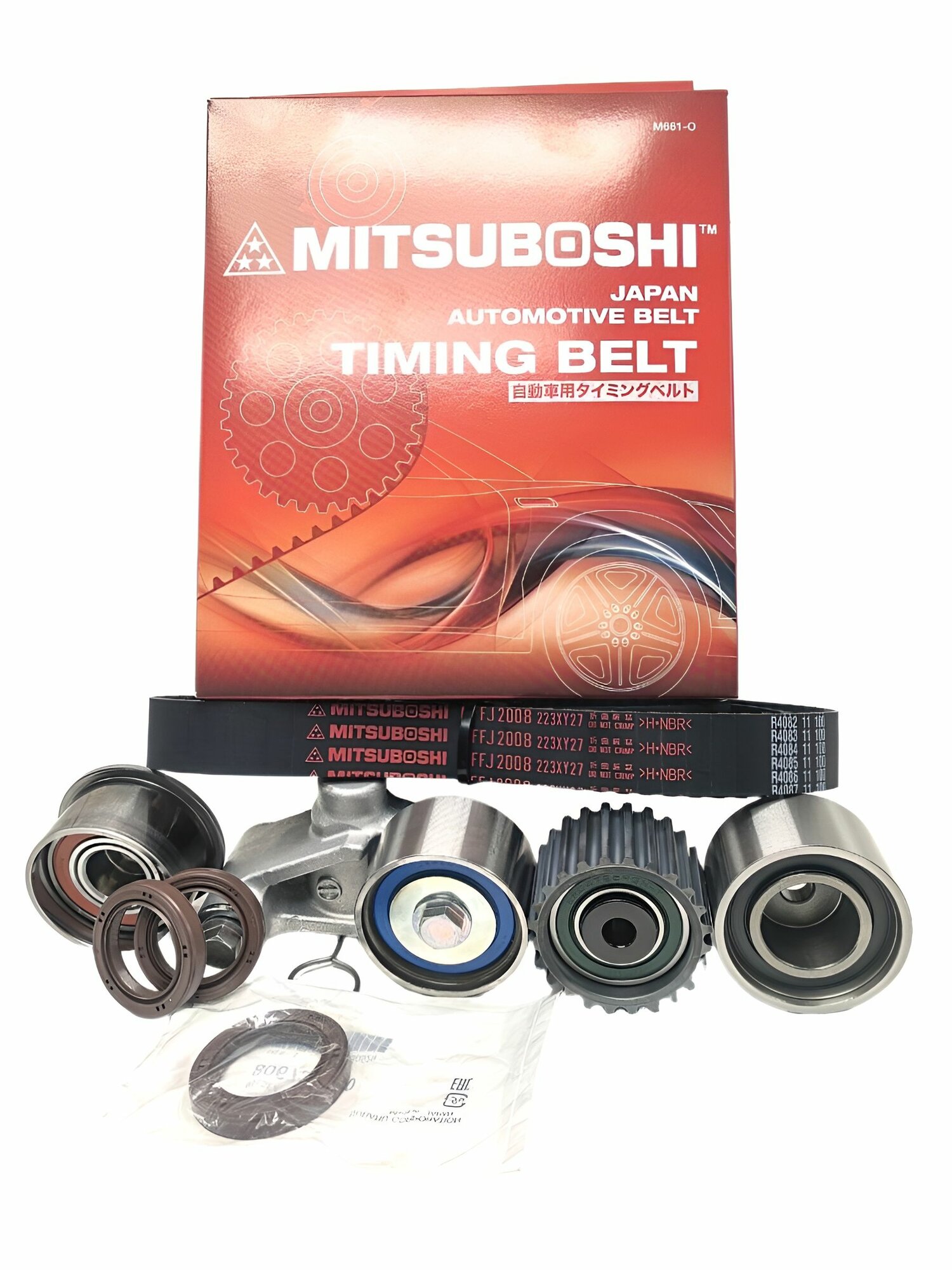 Комплект ремня ГРМ SUBARU на 2-х распредвальный мотор EJ152, EJ201-203,251-253 с ремнем MITSUBOSHI усиленный