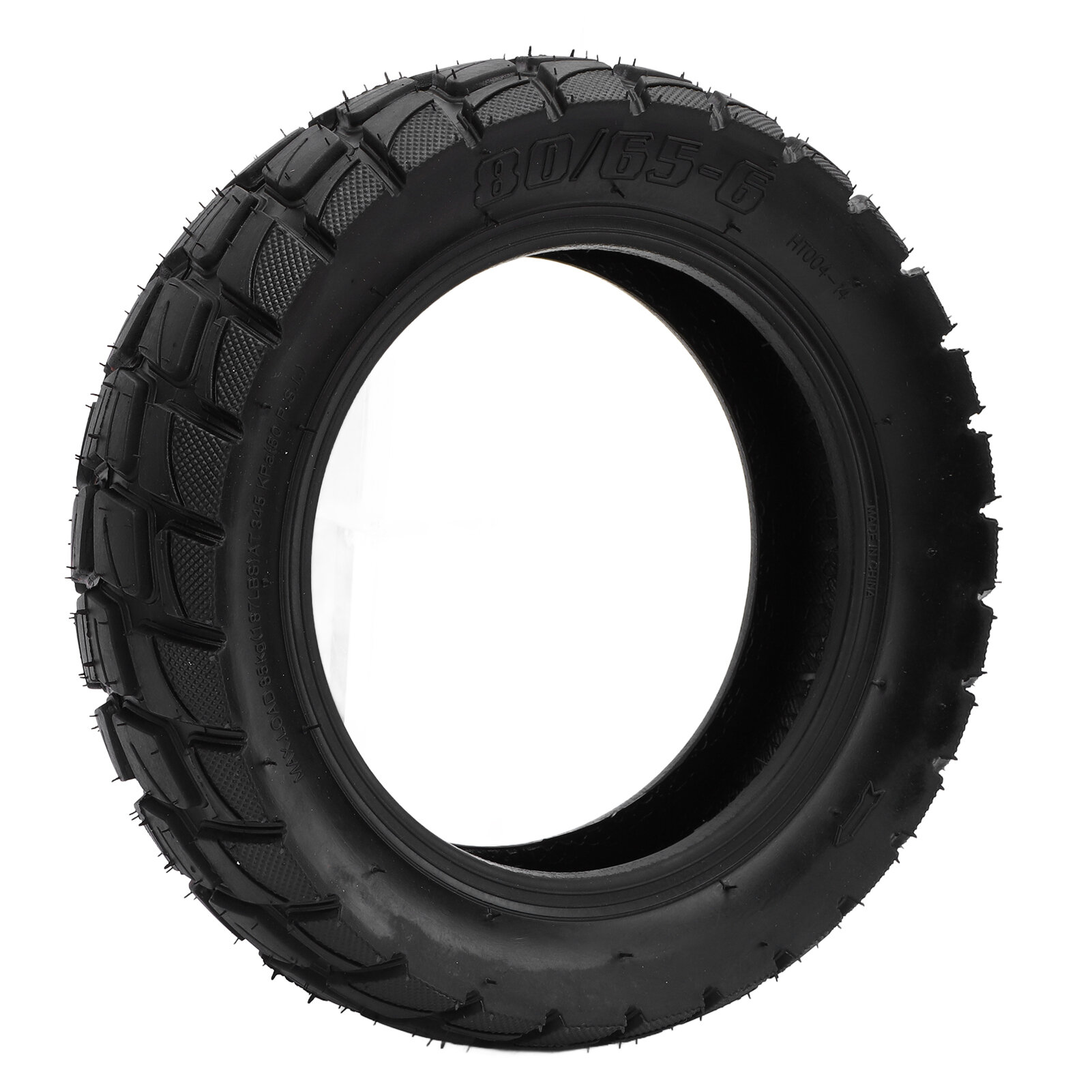 80/65 6 Внешняя шина для электрического скутера, утолщенная резиновая, противоскользящая, амортизирующая, для внедорожного скутера, вакуумная внешняя шина для замены