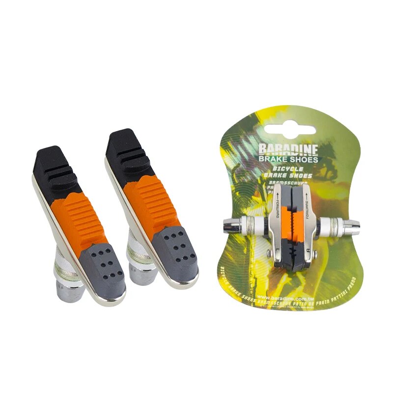 Колодки BARADINE 470CV тормоз для дорожного велосипеда, 1 пара, алюминиевые велосипедные тормозные колодки, V-образные тормозные колодки, аксессуары для велосипедных запчастей