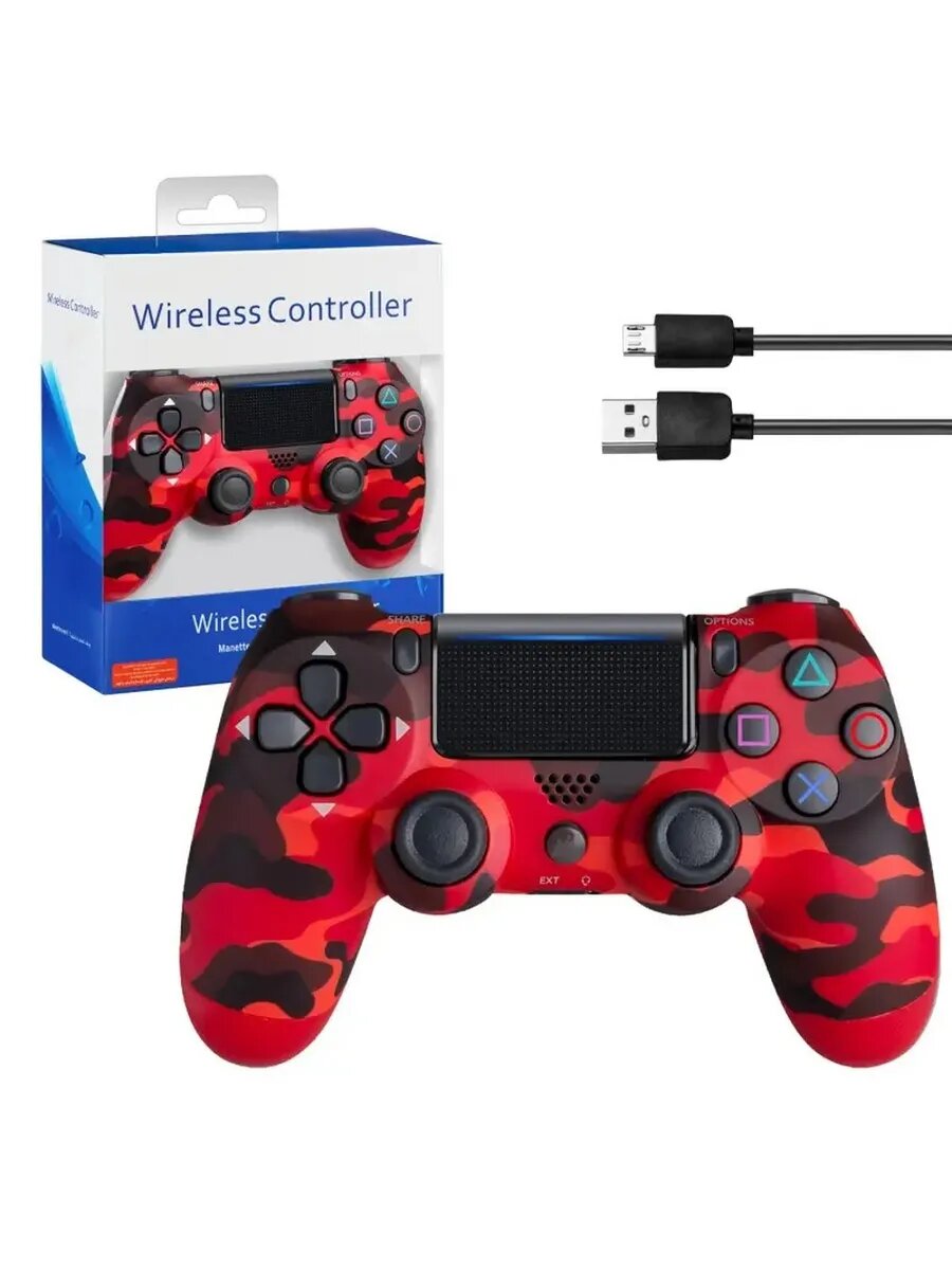 Беспроводной геймпад для PS4 с ярким дизайном