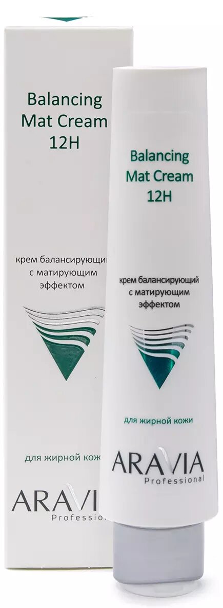 Крем ARAVIA PROFESSIONAL для лица балансирующий с матирующим эффектом Balancing Mat Cream 12H, 100 мл
