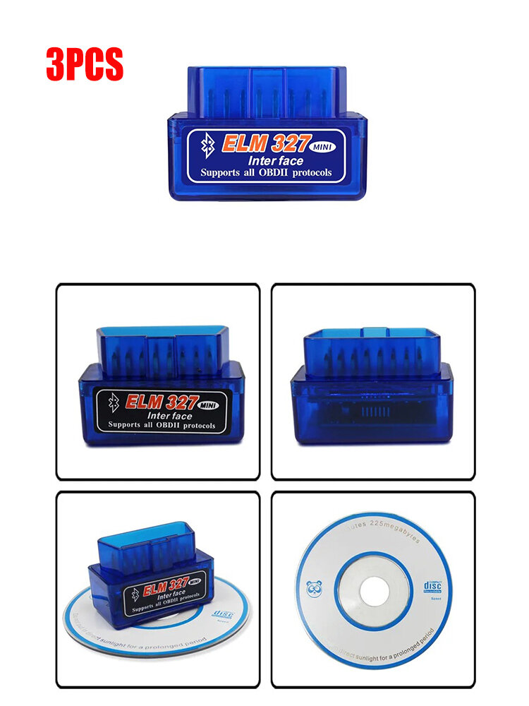 OBD2 Bluetooth ELM327 V2.1 сканер для Android / iOS — считыватель кодов и просмотр текущих параметров двигателя