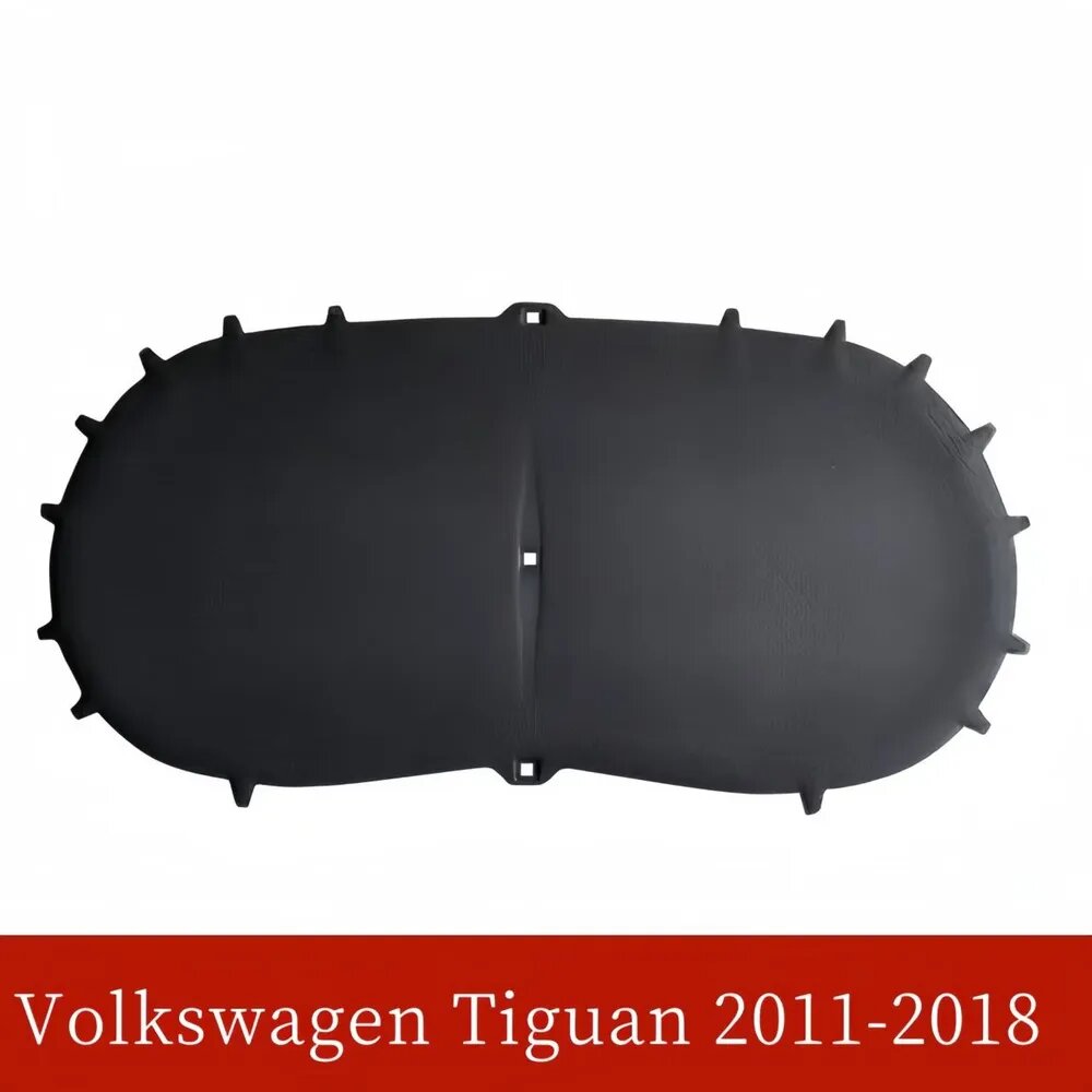 Шумоизоляция для капота Volkswagen Tiguan 2011-2018, 1 шт. черная
