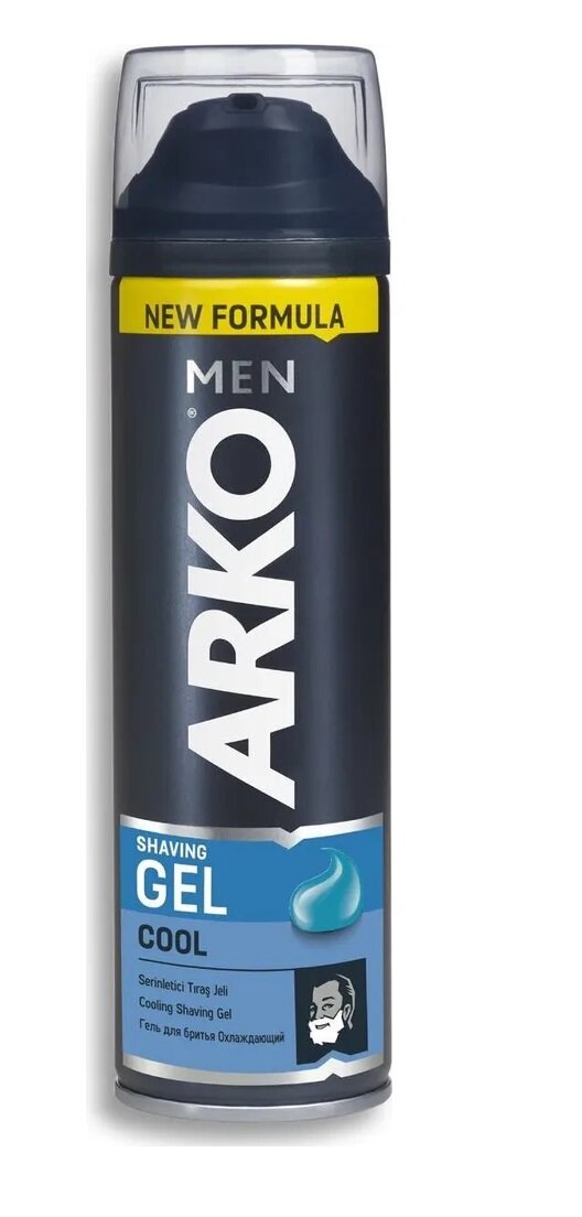Гель Arko Men для бритья Cool, 200мл