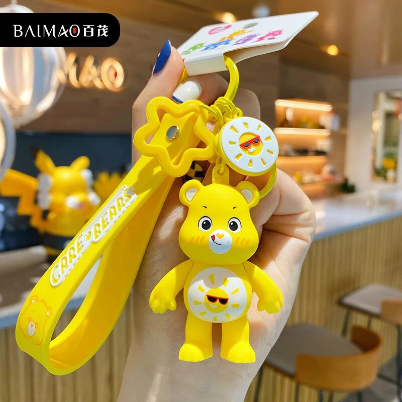 Желтый брелок Care Bears Радужный Медвежонок