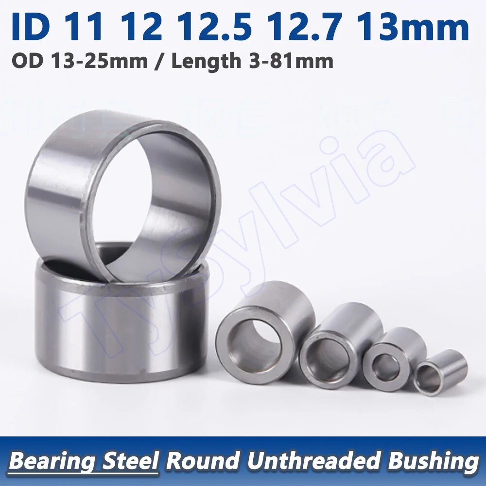 Втулка из подшипниковой стали GCR15, ID 11-13 мм, OD 13-25 мм, длина 3-81 мм 12 x 20 x 25mm
