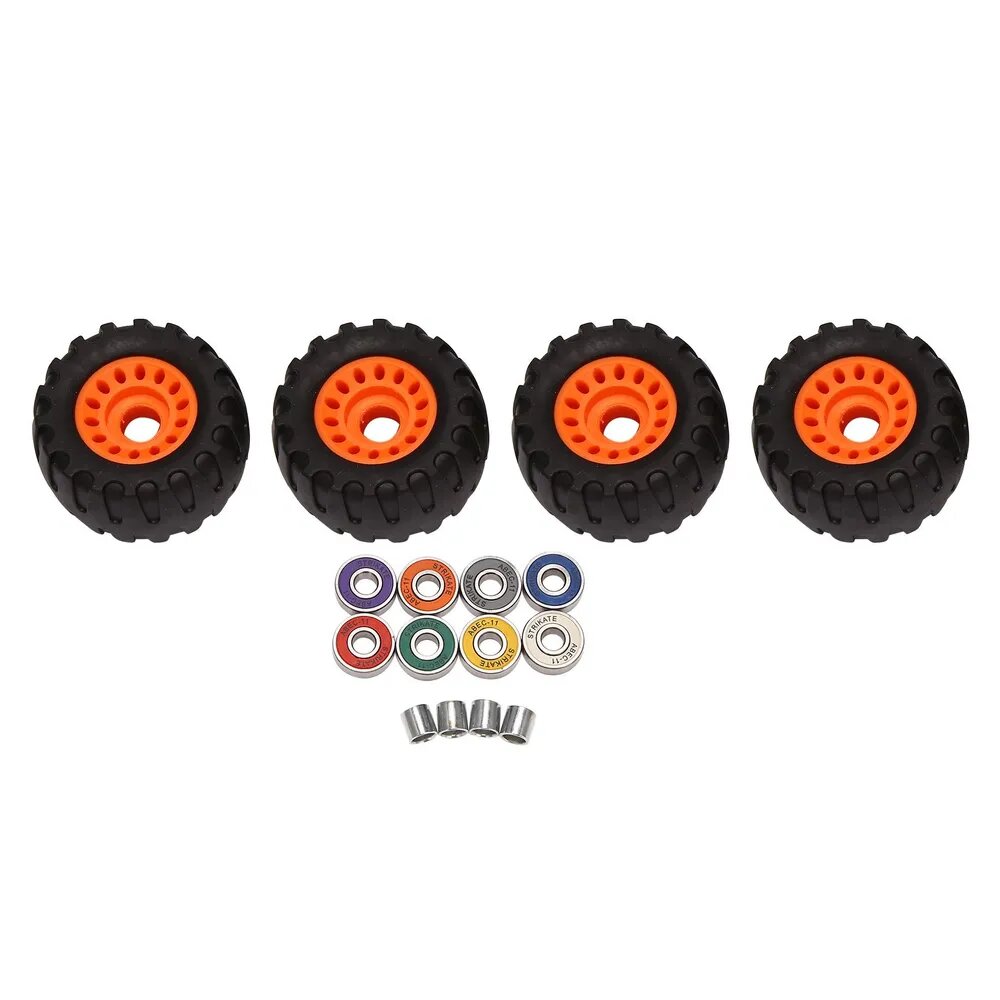 Колеса Off Road для скейтборда Longboard (комплект из 4 шт, содержит втулку подшипника)