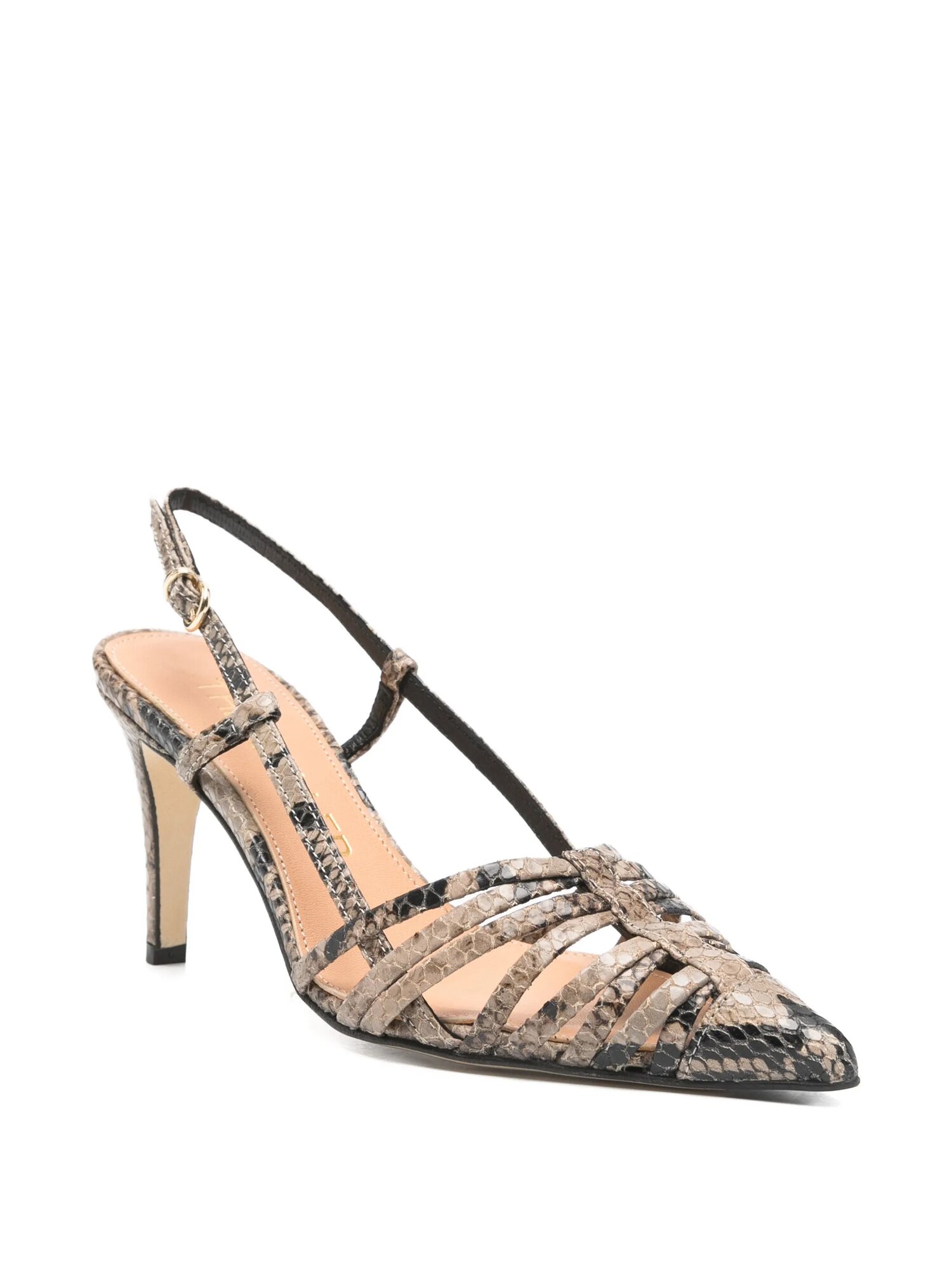 Туфли The Seller Python-print leather pumps, размер 39, разноцветный — фото 1