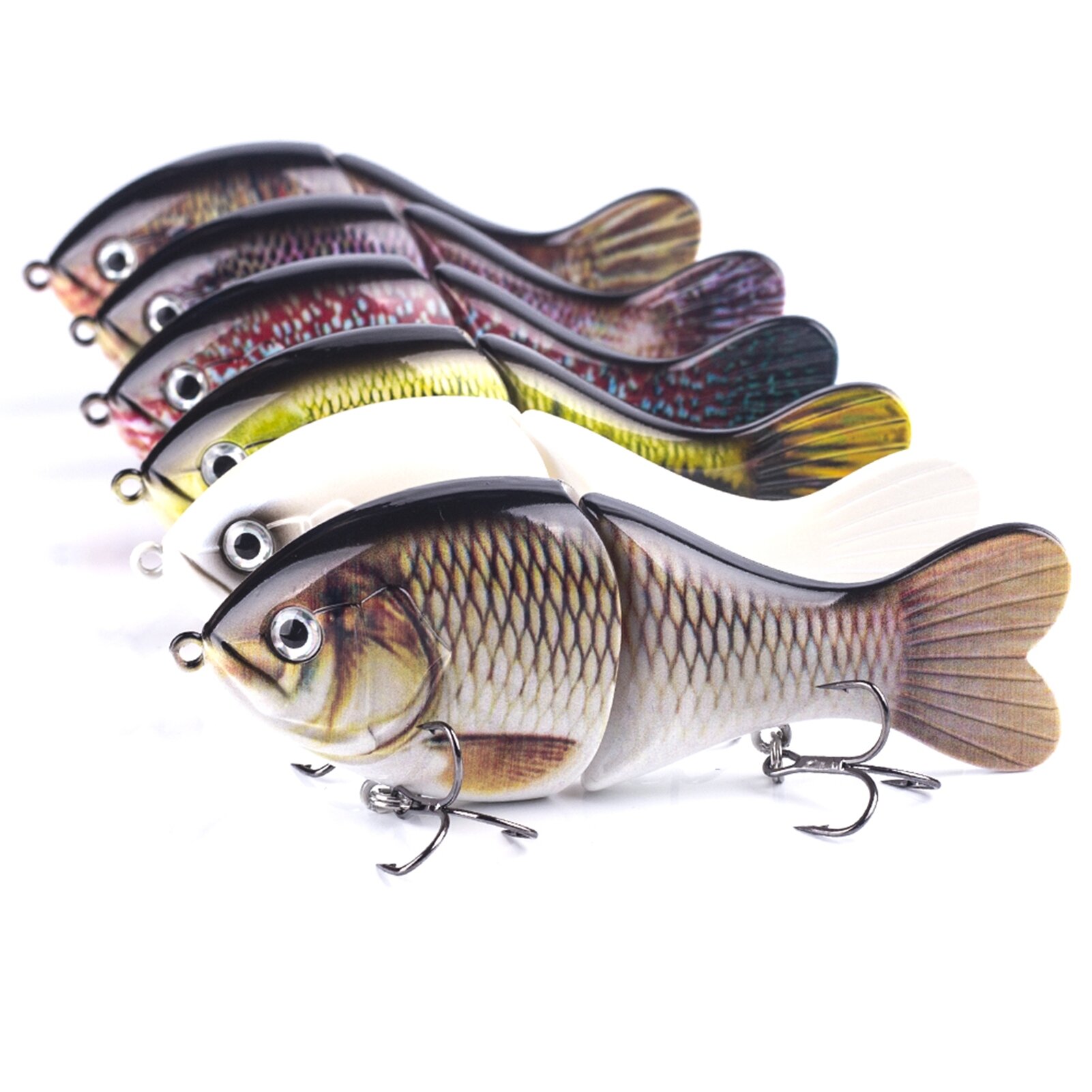 Приманка Glider Bait для ловли крупной рыбы, 13 см, жесткая плавающая приманка Slider Hard Swim Bait, бесшумная, шарнирная.