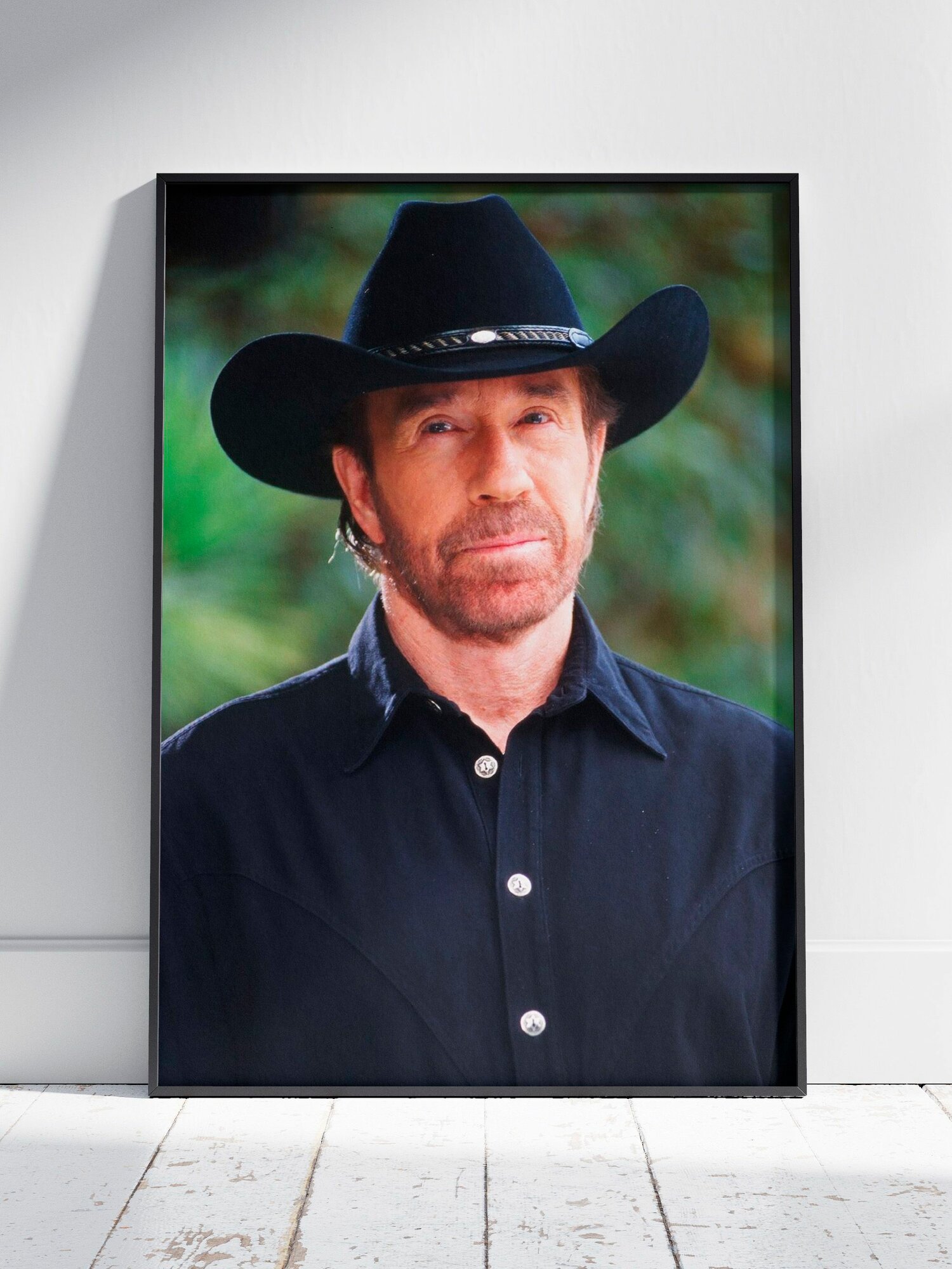 Плакат на стену для интерьера Чак Норрис (Chuck Norris 30) - Постер по актеру фильма, кино, сериала формата A4 (21x30 см)