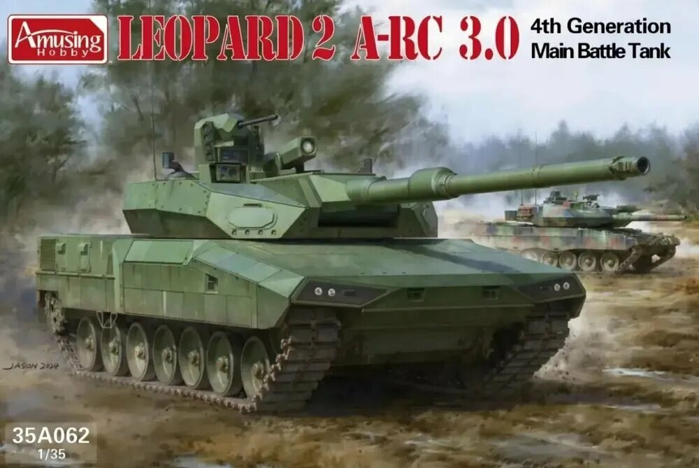 Amusing 35A062 1/35 Leopard 2 A - RC 3.0 Модель основного боевого танка четвертого поколения Никаких игрушечных солдатиков