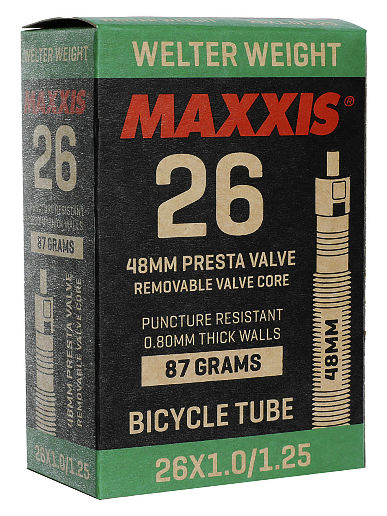 Велокамера Maxxis Welter Weight 26x1.0/1.25 Велонипель 48мм