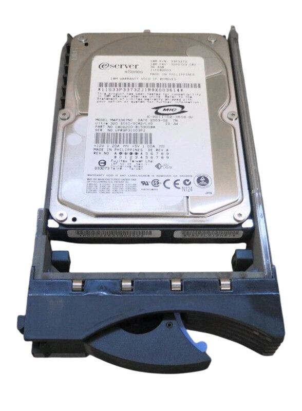 Жесткий диск IBM 36.4Gb 10000 U320SCSI 3.5" HDD CA06200-B15900BA