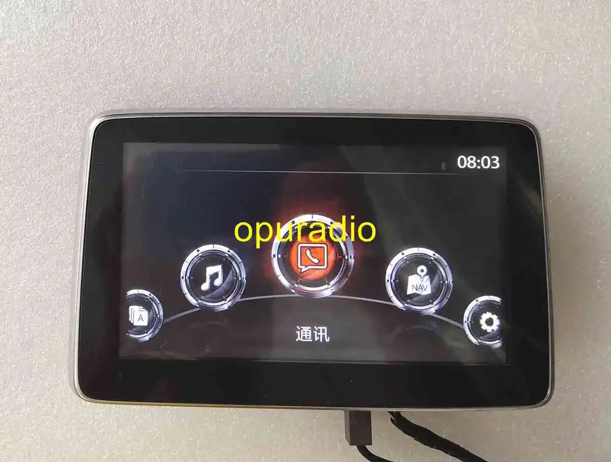 Дигитайзер сенсорного экрана для монитора TM070RDZ38 2014-2016 Mazda 3 с центральным дисплеем BHP1611JOD 1JOC YPDMYF-14E800-AE AD