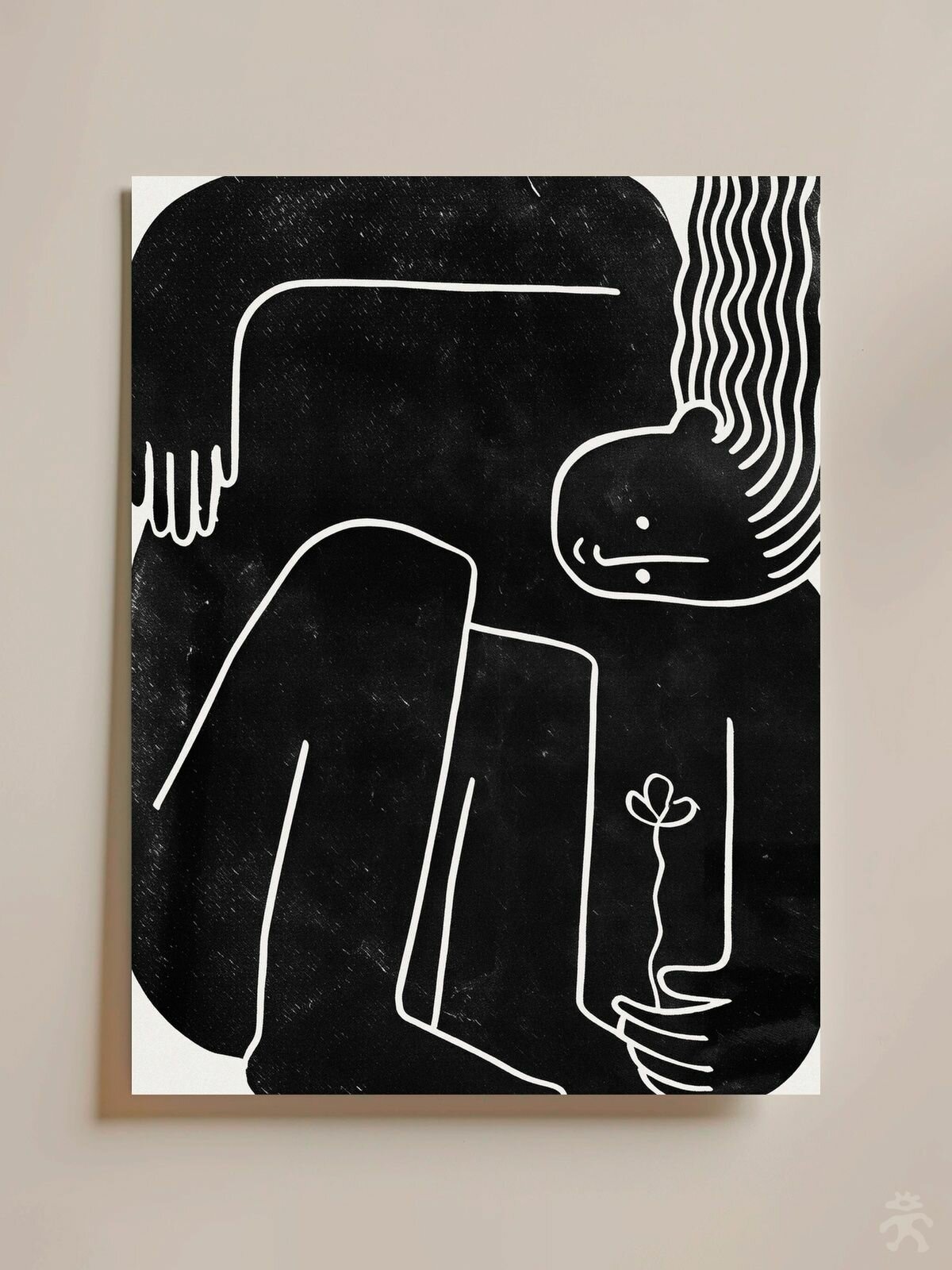 Интерьерный постер "Eve" в стиле pinterest, 30x40 см