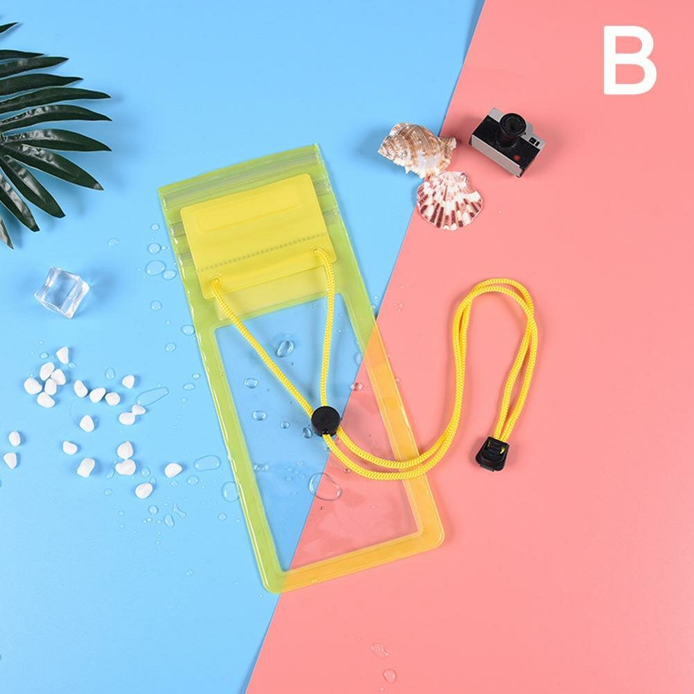 Водонепроницаемый чехол для телефона (документов), непромокаемый чехол для телефона со шнурком - сумка, прозрачный 1 шт.