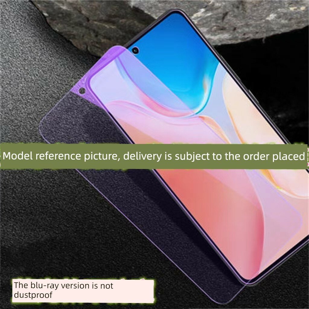 Сетка из закаленного стекла для экрана Redmi Note 8, 2 шт. набор с защитой от синего света и уходом за глазами, полная