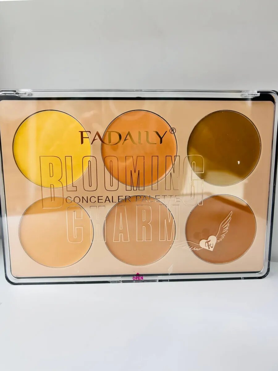 Консилер для лица FADAILY Blooming Charm Concealer Palette, 6 оттенков