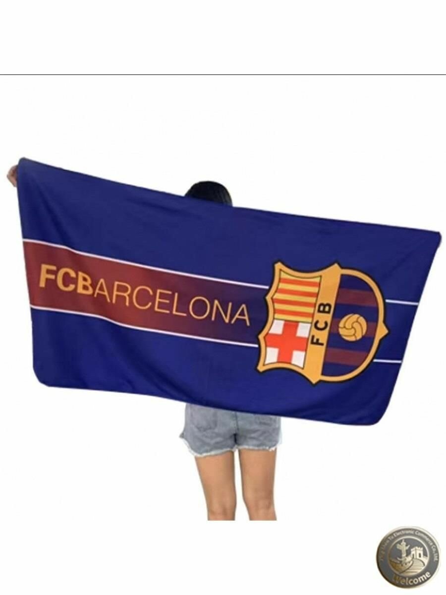 Полотенце банное Банное полотенце/полотенцесушитель, Микрополиэстер, 70x140 см, голубой, 1 шт.