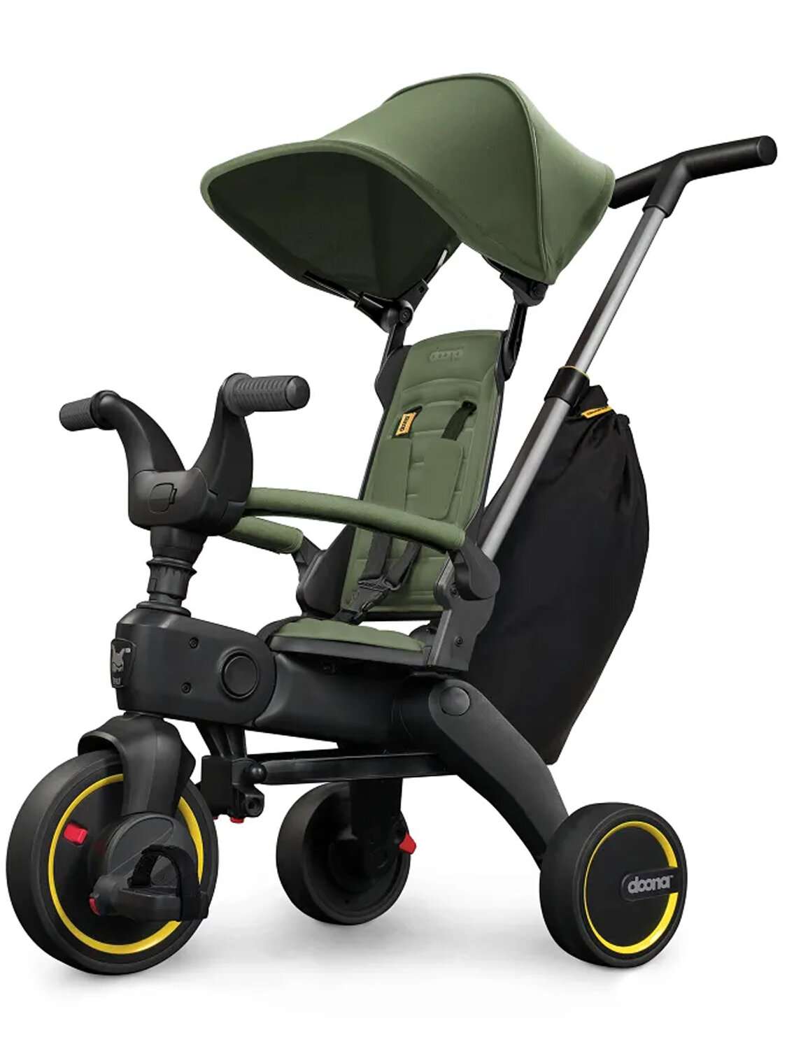 Велосипед - коляска 3-х колесный складной Doona Liki Trike S3 Desert Green