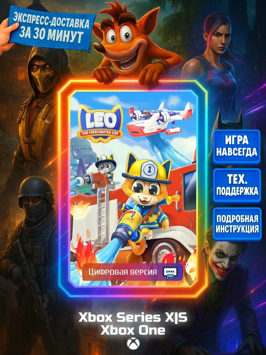 Leo: The Firefighter Cat Series X|S, One Цифровая версия игры | Доставка на почту