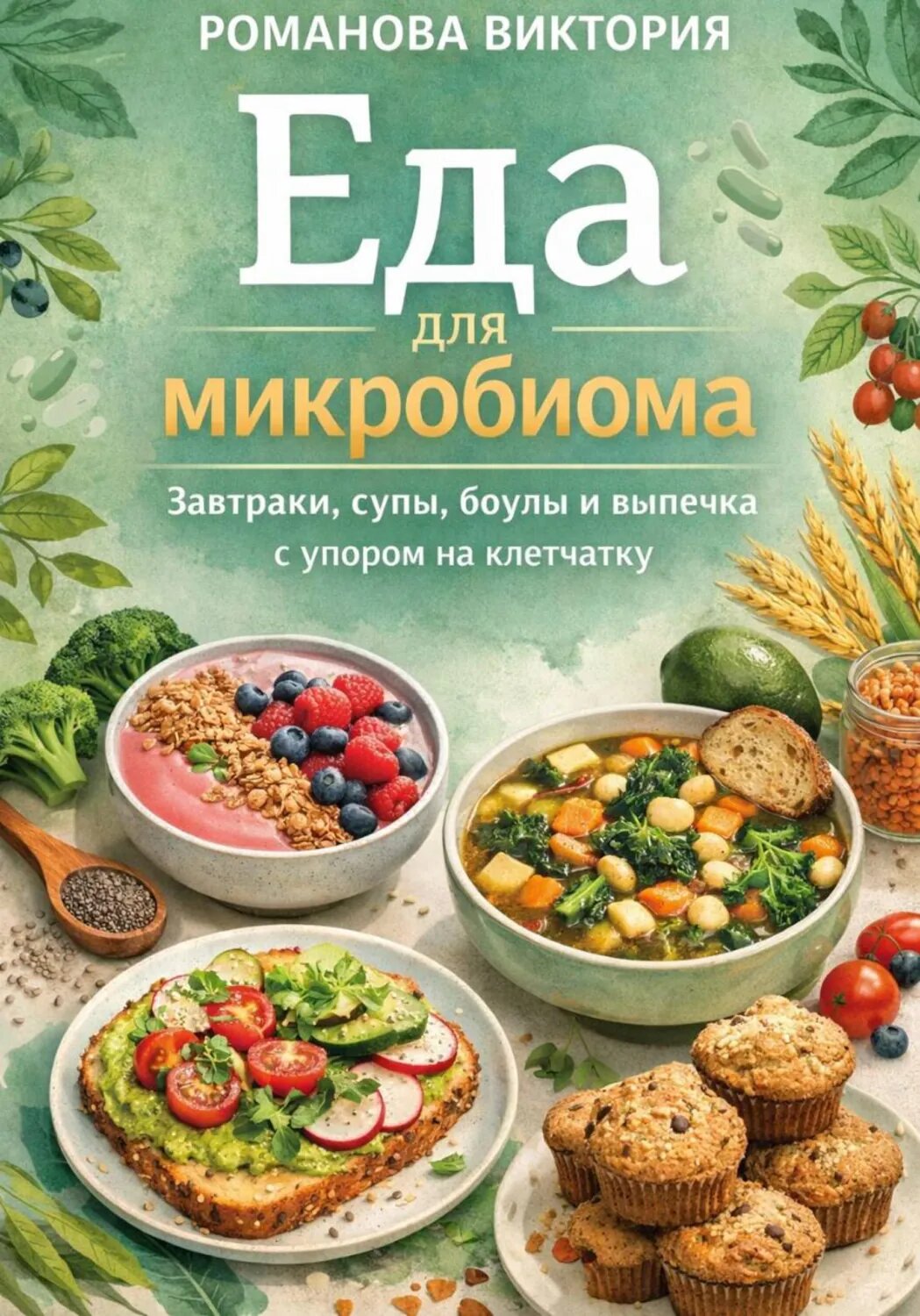 Еда для микробиома: завтраки, супы, боулы и выпечка с упором на клетчатку [Цифровая книга]